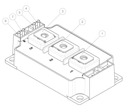 1700V BM SiC Half-Bridge Modules - Wolfspeed | Mouser